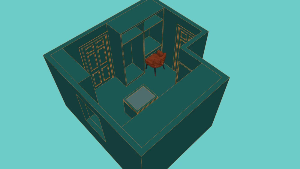 A modern, multi-functional walk-in closet design. | Upwork