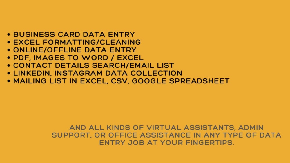 All types of file conversion, a reliable Virtual Assistance. | Upwork