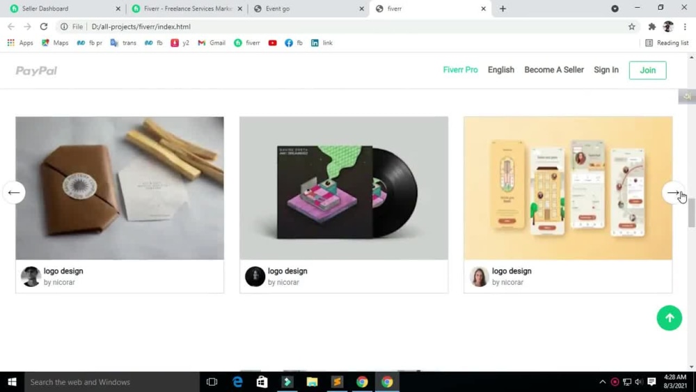 A responsive HTML CSS bootstrap website | Upwork