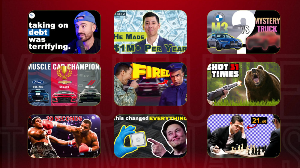 An amazing youtube thumbnail design in 1 day | Upwork