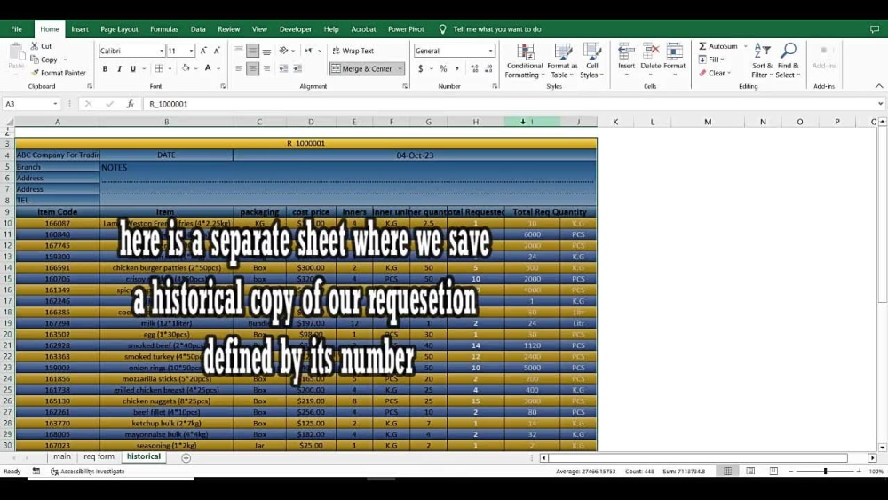 AN easy and automated requestion form that saves your time and effort ...