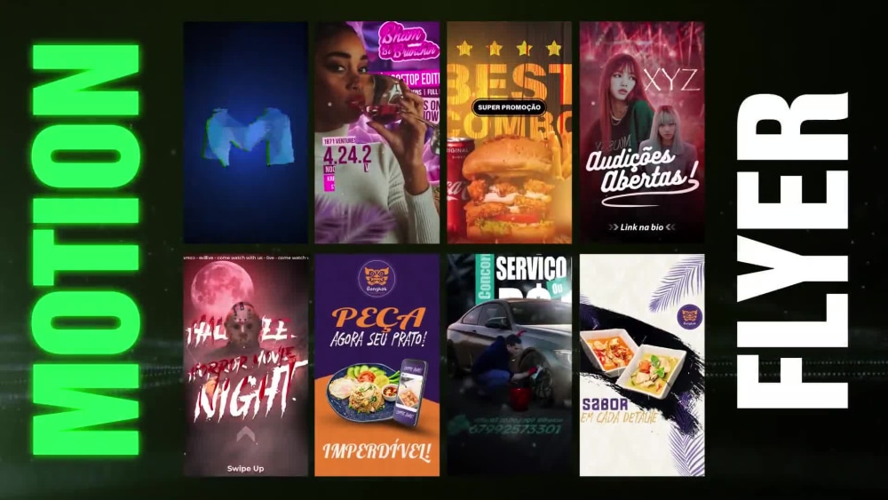 A motion flyer that attracts attention to your business or event | Upwork