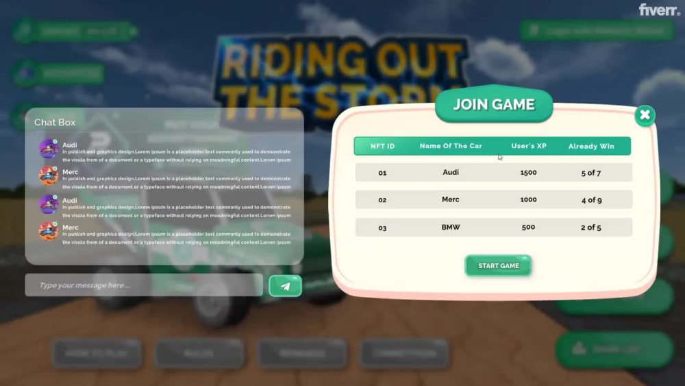 A multiplayer 2d and 3d unity game | Upwork