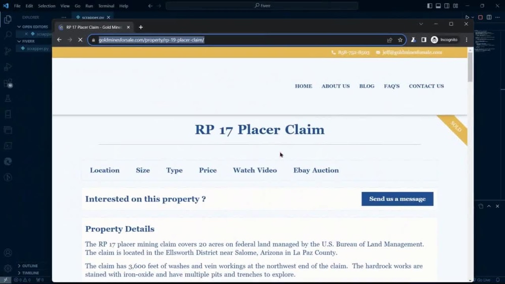 An advance web scrapper written in Python, Java or Node | Upwork