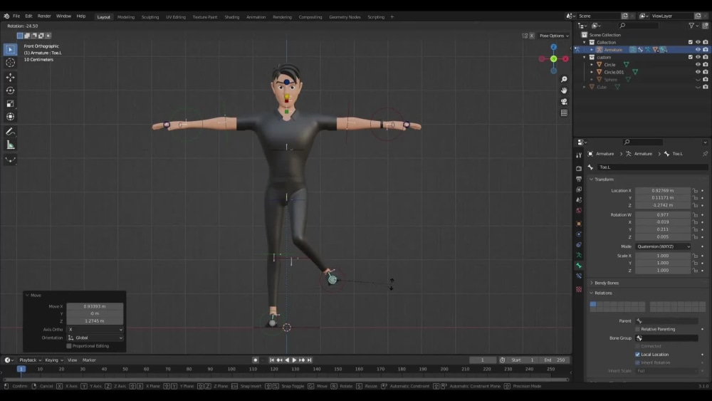 10-second animation of your character/product in Blender3D | Upwork