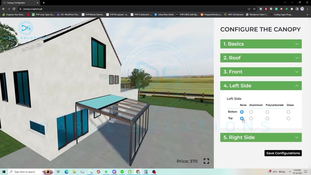 Window Door 3d Product Configurator Software Web-based | Upwork