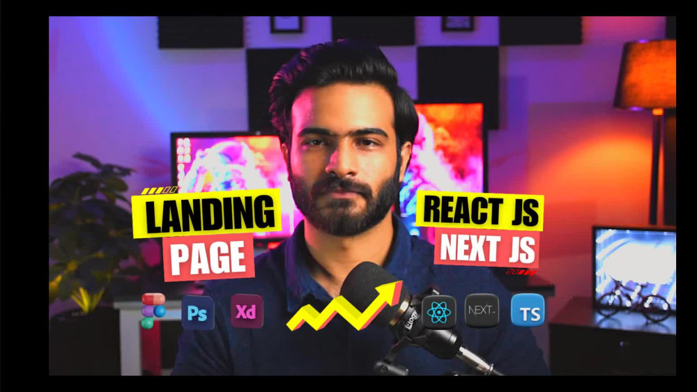 An attractive Landing Page in React.js or Next.js | Upwork