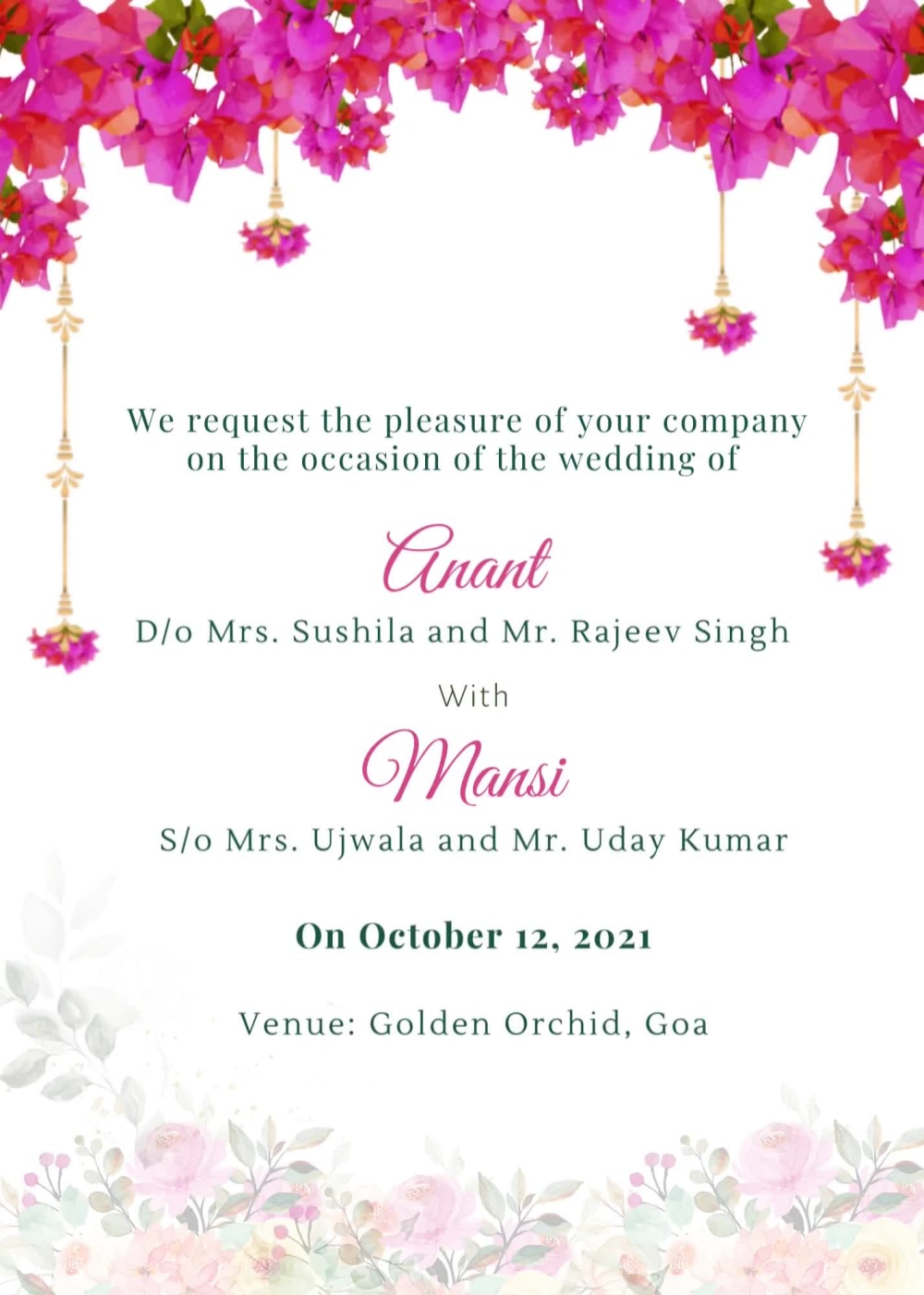 A memorable digital wedding invitation | Upwork