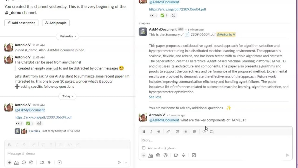 AI-powered Assistant in your Slack Workspace intelligent custom ChatBot | Upwork