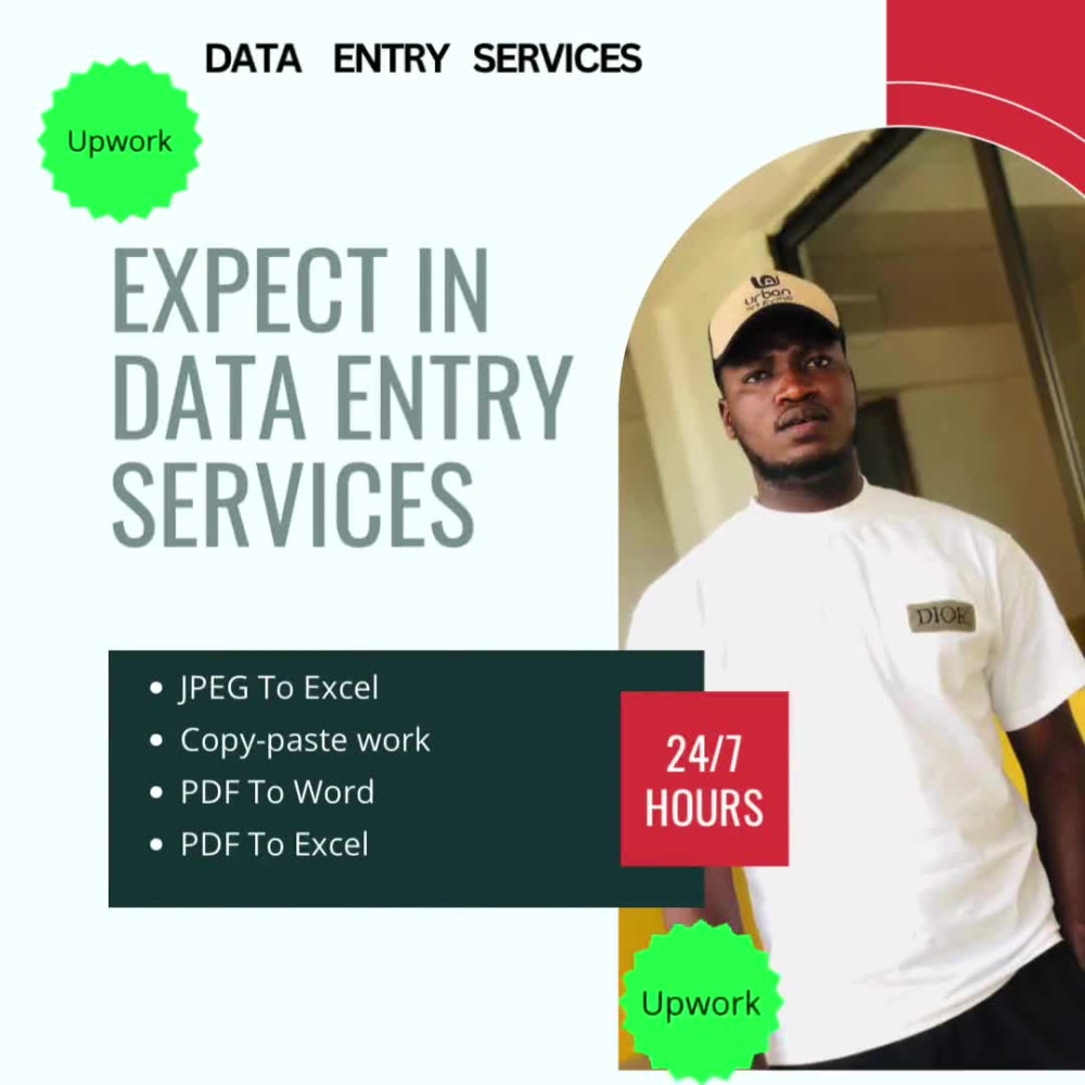 Quick and accurate data entry, OCR, and efficient PDF to Word and Excel | Upwork