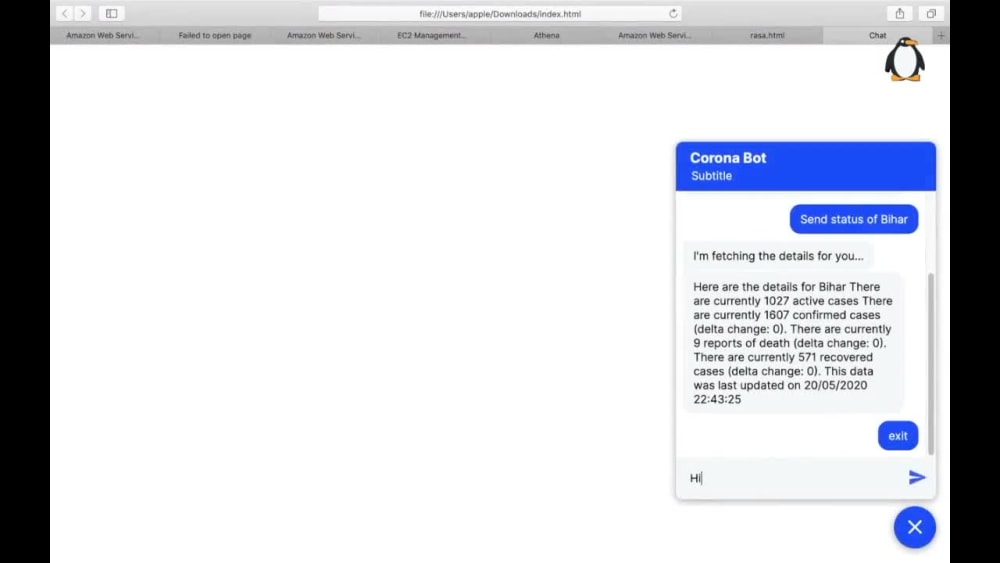 Python Based Rasa Chatbot | Upwork Python Based Rasa Chatbot | Upwork