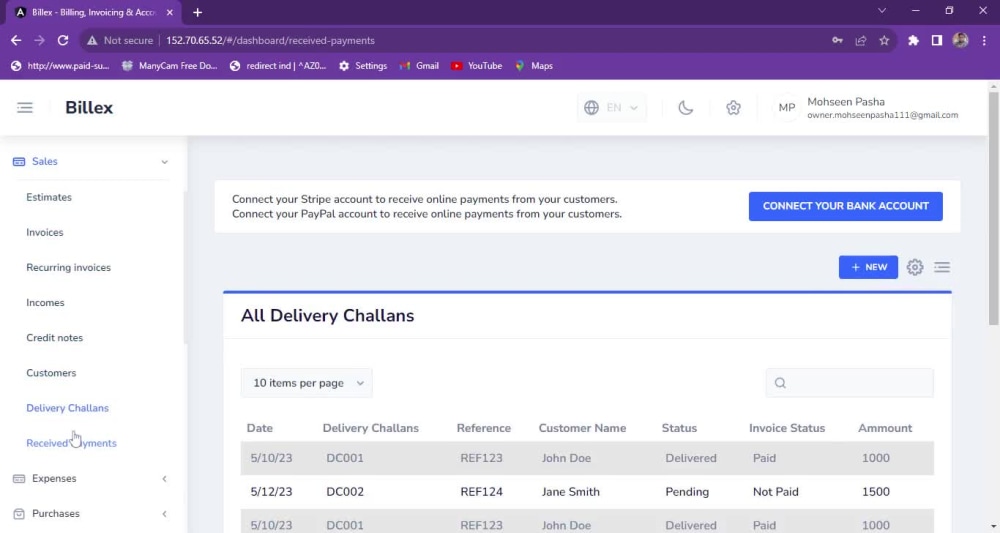 Accounting And Billing System Complete Source code | Upwork