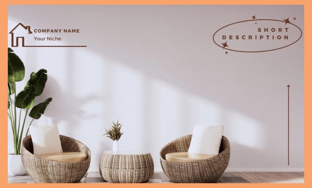 Professional zoom virtual background with your 3D logo | Upwork