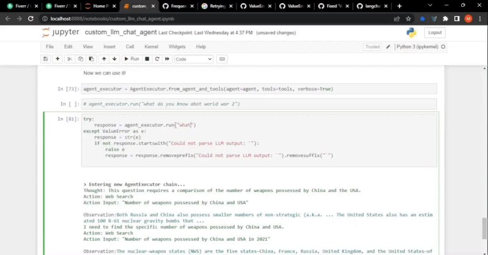 The best chatbot using Langchain and Open Ai's Chat GPT | Upwork