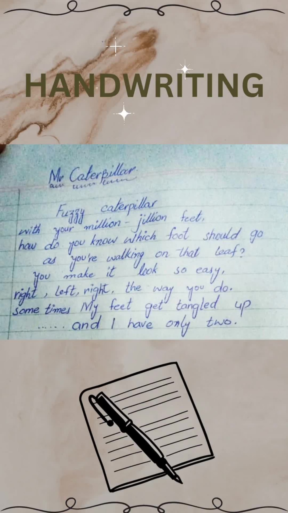 Creative hand writing any document letter notes | Upwork