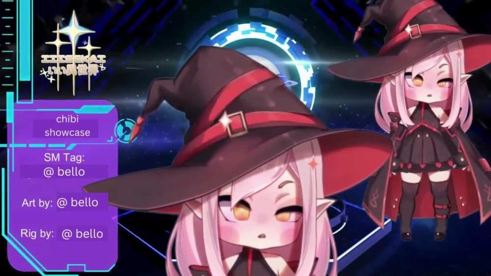 Create for you a custom vtuber avatar chibi, live2d vtuber, vtuber ...