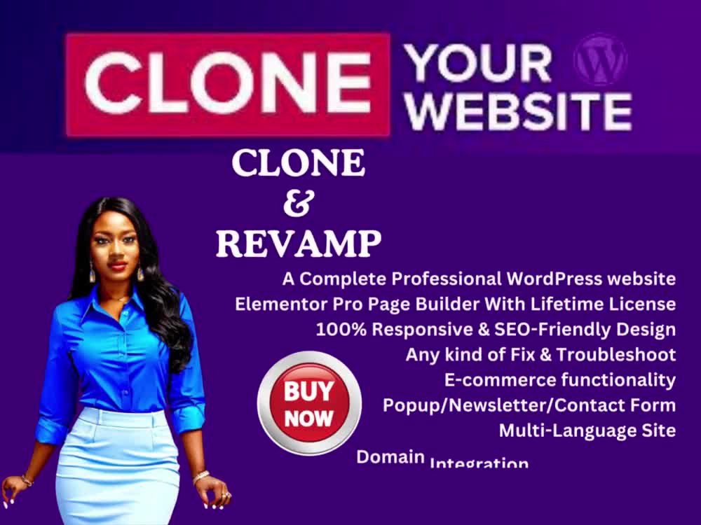 Design, redesign, clone, revamp, migrate and customize WordPress website | Upwork