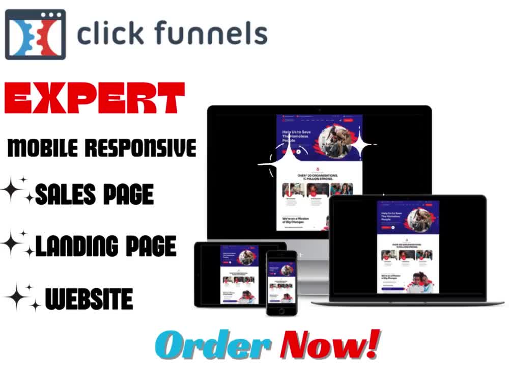 Clickfunnels sales funnel|Sales Page| Landing Page| Clickfunnels ...
