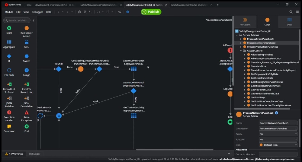 An OutSystems Low code application | Upwork