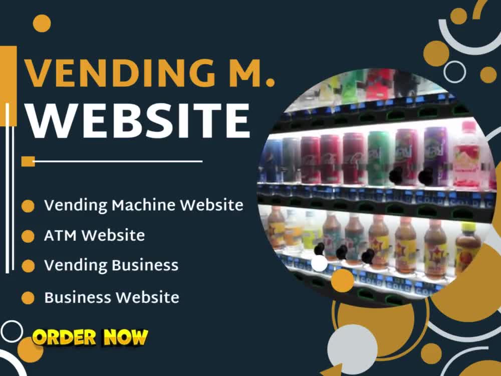 A responsive vending machine website, vending machine landing page | Upwork A responsive vending machine website, vending machine landing page | Upwork