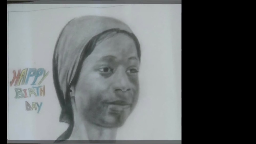 A realistic B&W drawing | Upwork