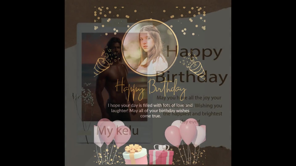 Beautiful birthday wish post for a social media post | Upwork