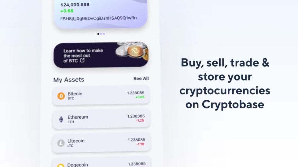 A UI/UX Design for a Blockchain, Crypto Exchange mobile app | DeFi ...