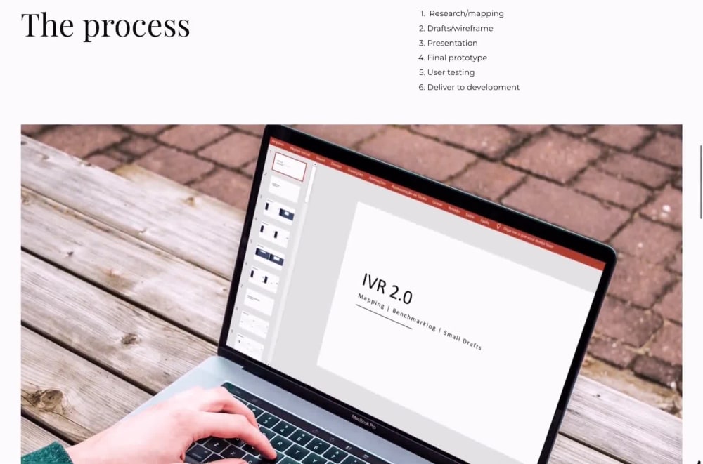 Squarespace portfolio design website | Upwork