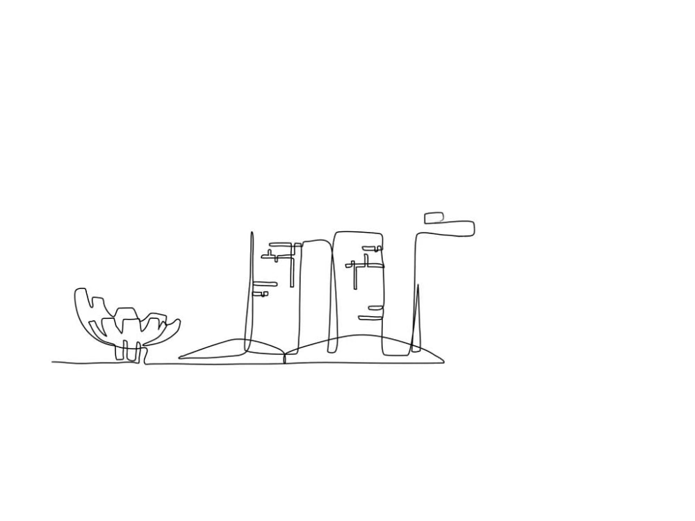 Simple continuous line animated illustration | Upwork