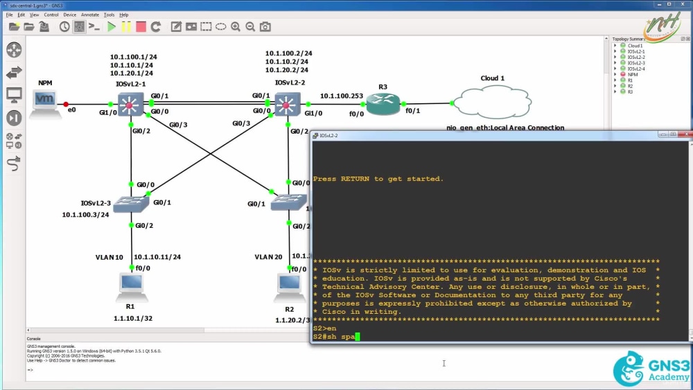 Support for your network lab on Cisco Packet Tracer, GNS3, EVE-NG | Upwork
