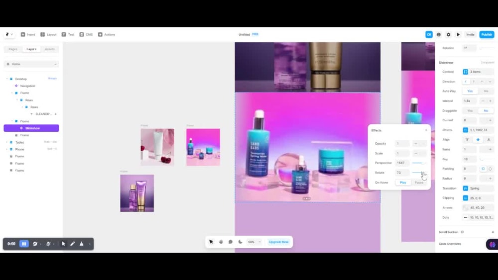 Responsive Framer Website || Figma to Framer || Framer Animation | Upwork