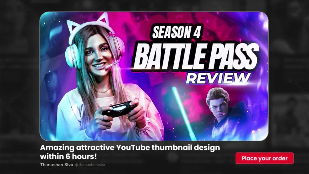 Attractive YouTube thumbnail designs | Upwork