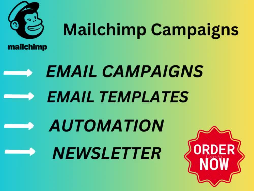 Mailchimp email Newsletter, Campaign template design & workflow ...