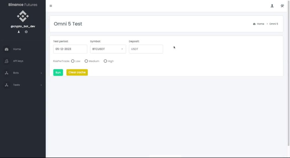 Crypto trading bot 24/7 with terminal, AI + Algo | Upwork