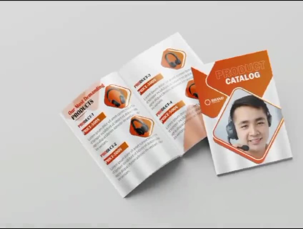 Professional product catalog layouts design with a creative company ...