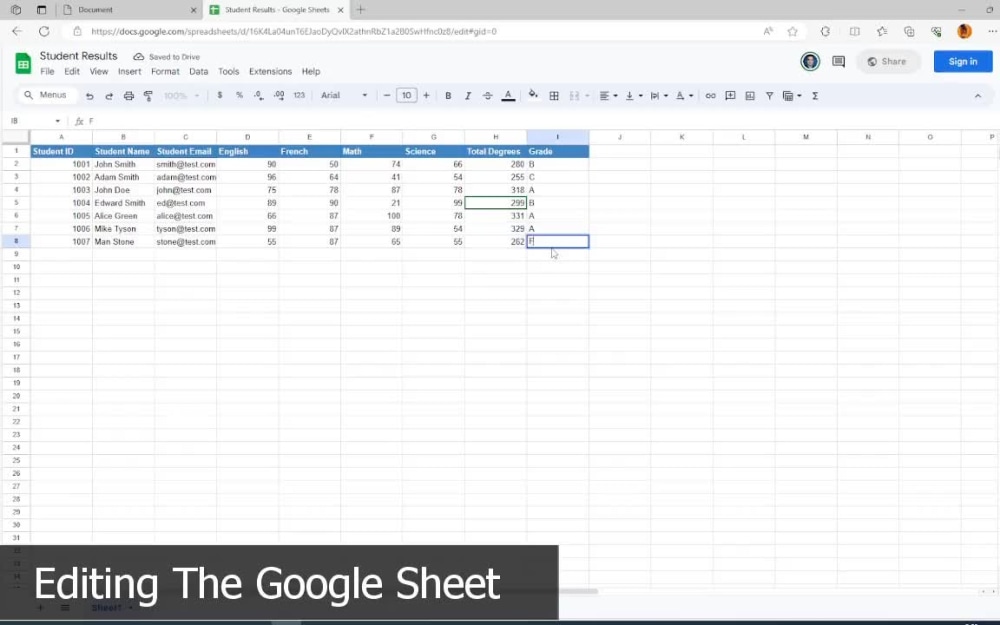 Custom Script to Display Data from Google Sheets On Your Site | Upwork