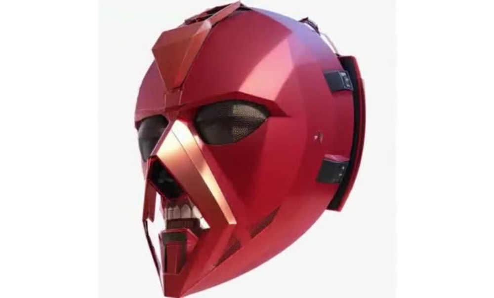 A futuristic cosplay 3d mask 3d helmet 3d model for 3d printing | Upwork