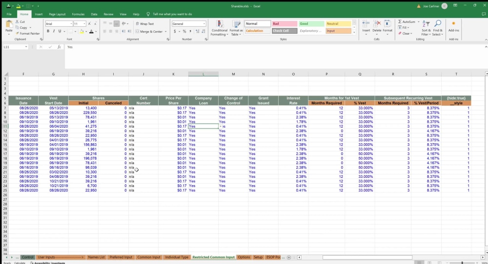 Comprehensive Capitalization Table & Waterfall Analysis | Upwork