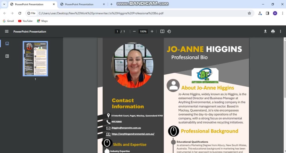 A Compelling CV and professional Bio Design | Upwork