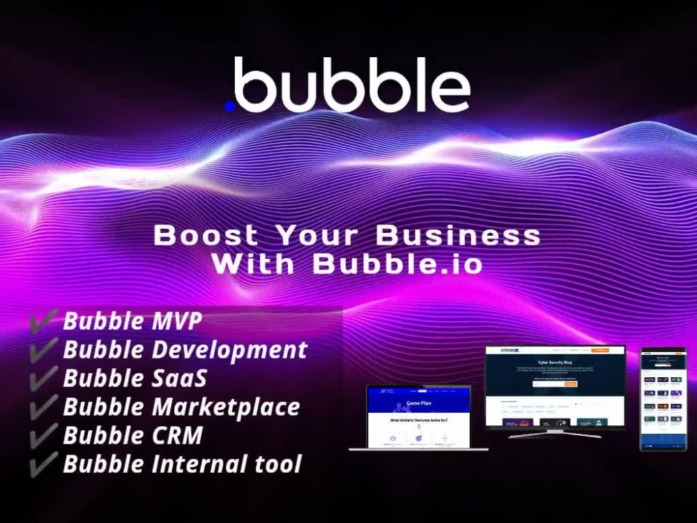 Bubble.io Web App, Bubble Expert, Bubble.io Mobile App, Bubble.io MVP, SaaS | Upwork