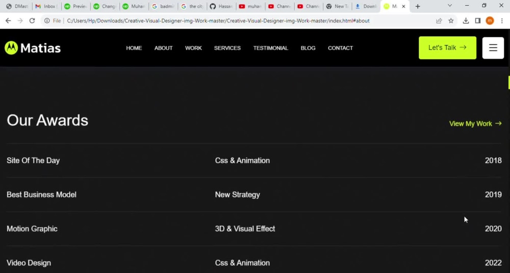 Creative Visual Designer on Html Css | Upwork
