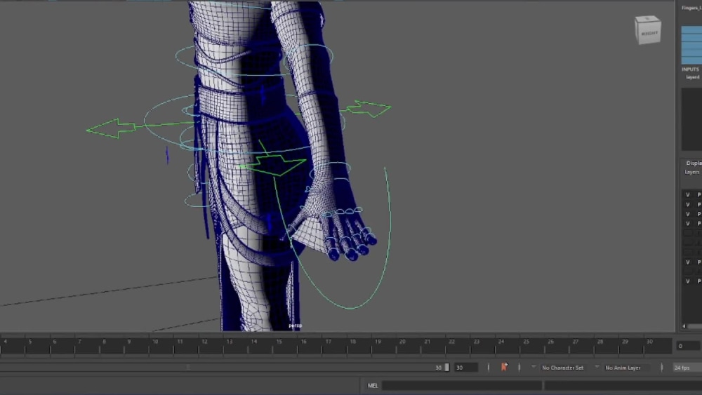 A professionally created 3D Character And Props Rig in Maya. | Upwork