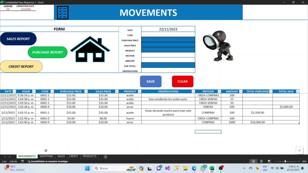 ACCOUNTING AND INVENTORY SYSTEM | Upwork