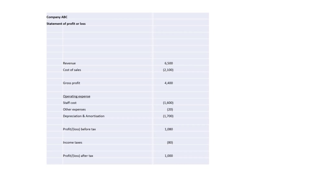 Building a simple Balance Sheet, P/L and Statement of cash flows | Upwork