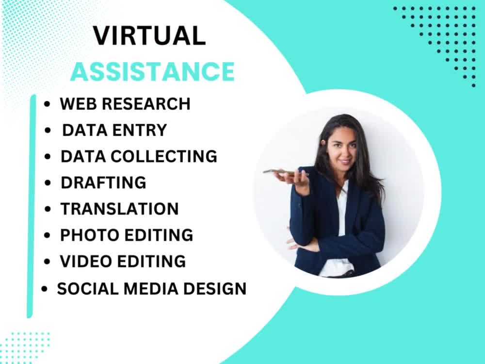 Administrative help for data entry and virtual assistant will be provided. | Upwork