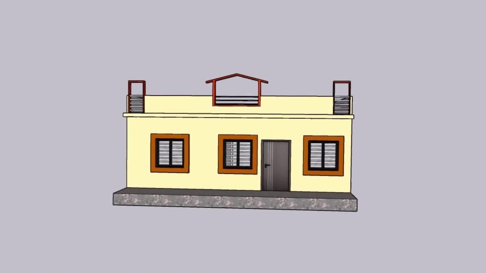 The design of your 2D kitchen bathroom layout with 3D renderings | Upwork