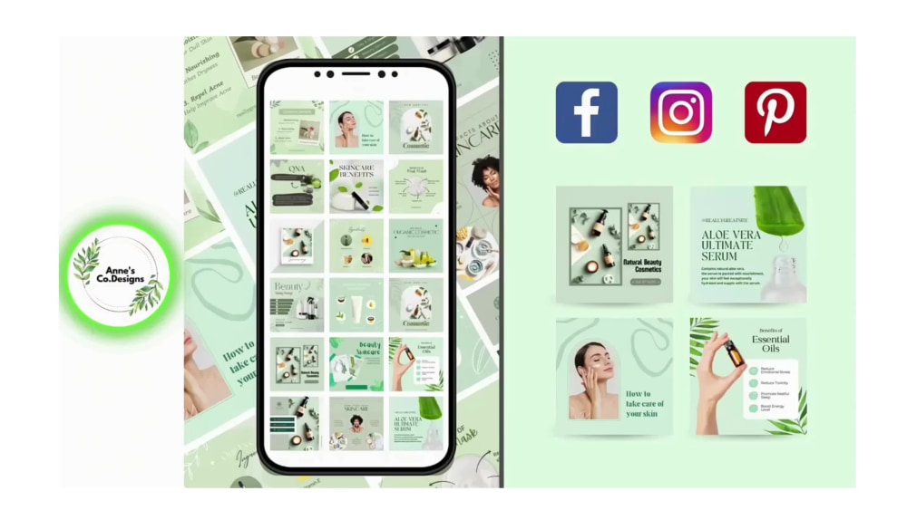 An Aesthetic & Cohesive Layout for Social Media Posts | Upwork