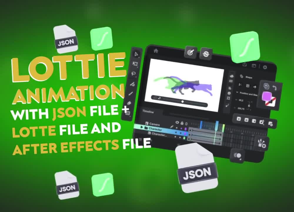 Lottie Animation, Json, Gif Animation for website and app | Upwork
