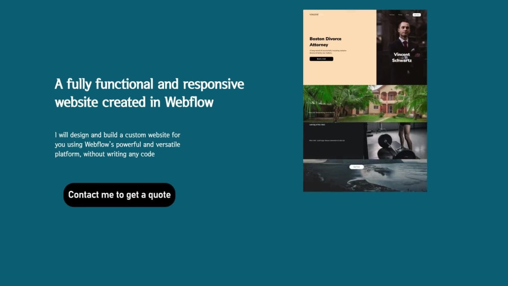 A fully functional and responsive website created in Webflow. | Upwork
