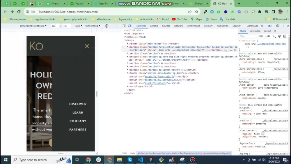 Any Design Coded In Responsive Htmlcssscssjavascript Jquery Template Upwork 